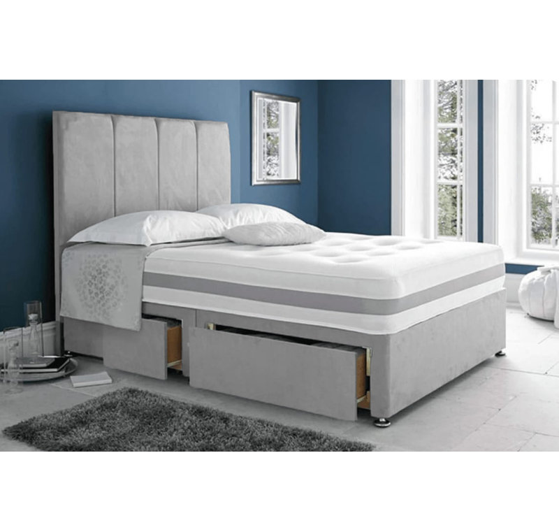17 Stories Rahniya Memory Foam Divan Bed Set | Wayfair.co.uk